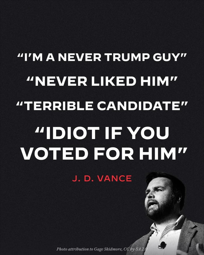 Real quotes from JD vance. - 9GAG
