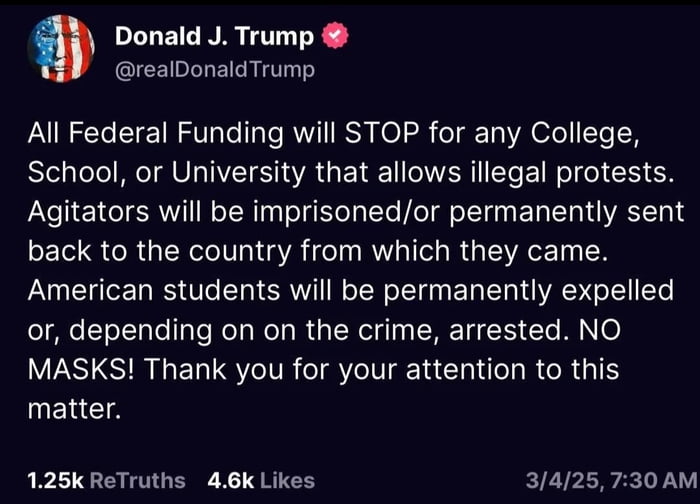 LAnD oF tHe fReE ! Shame he didn't hold the same views on Jan 6th ...