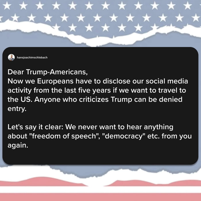 Dear Trump-Americans - 9GAG