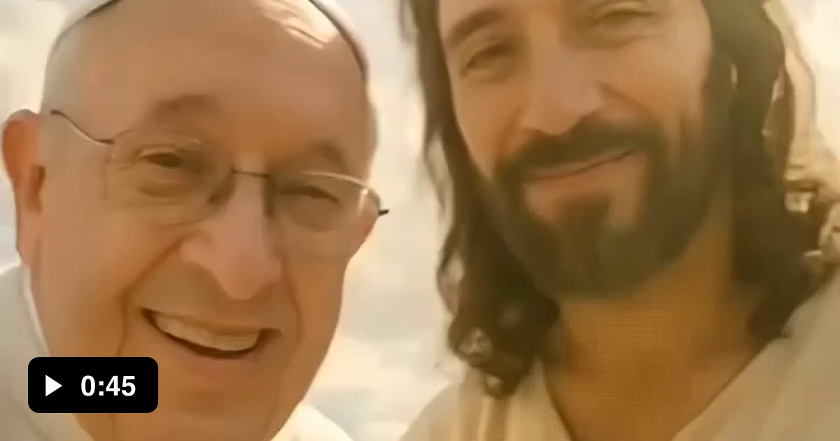 The pope finally meets Jesus - 9GAG