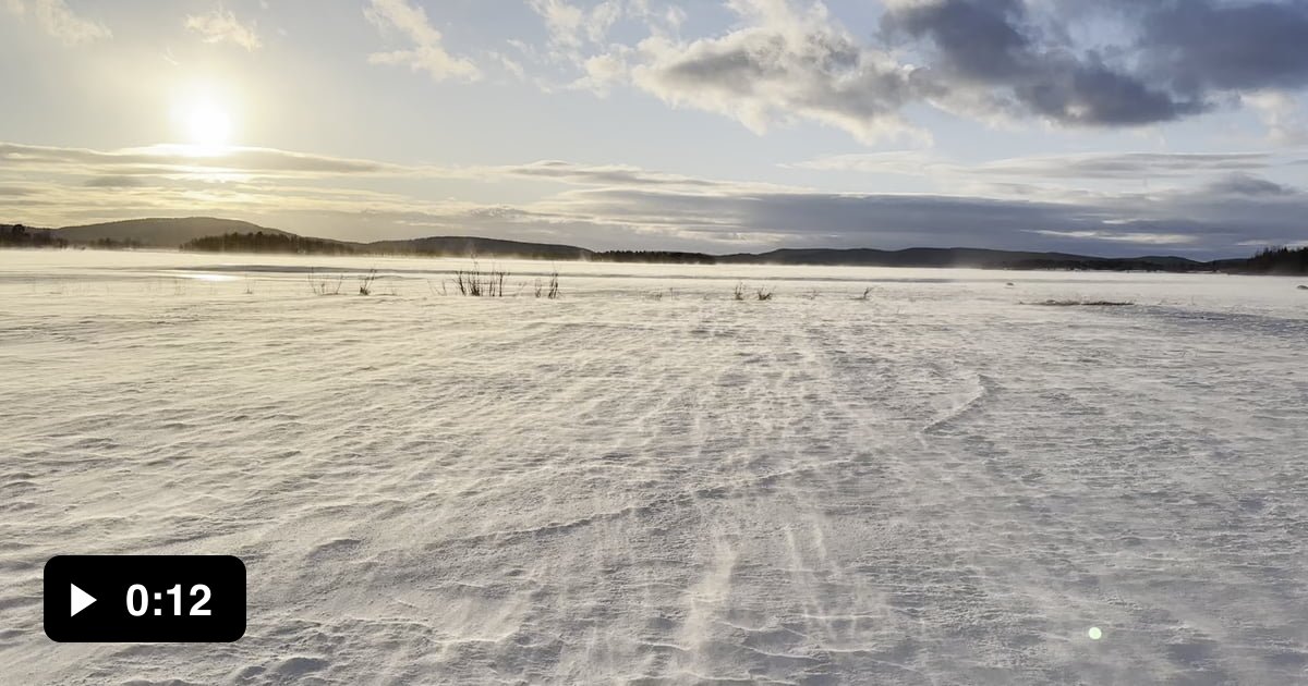 Greetings from Finland fellow 9gaggers. Watching the snow flow and soon the sun dont go below ...