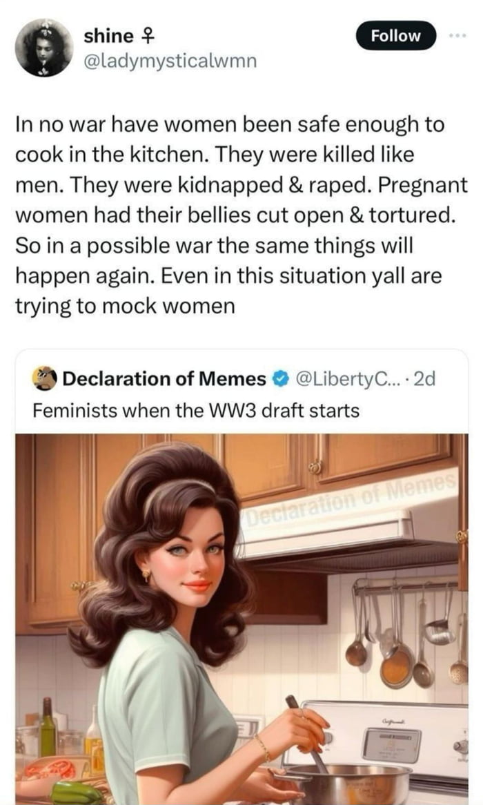 Mocking women with an imaginary scenario. - 9GAG