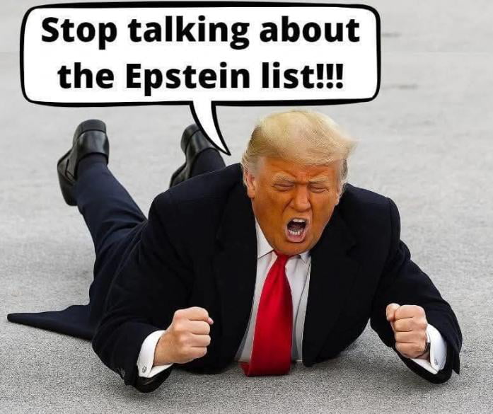 Funny that maga got their orders from above and suddenly the Epstein ...