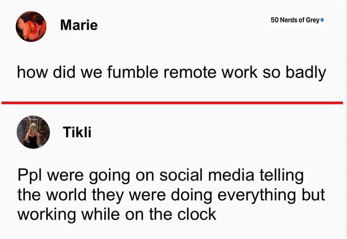 The harsh reality of remote work revealed. - 9GAG