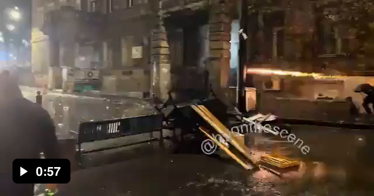 An intense street confrontation unfolds - 9GAG