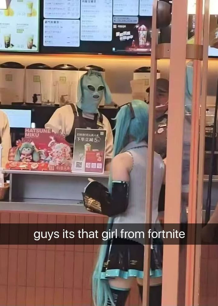 The one with the blue hair - 9GAG