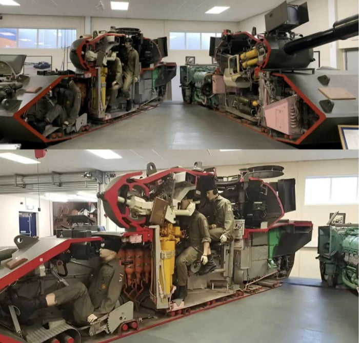 Ever wondered what the inside of a Leopard tank looks like? - 9GAG
