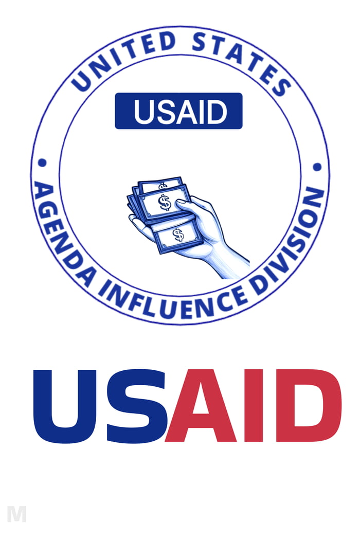 USAID original logo leaked - 9GAG