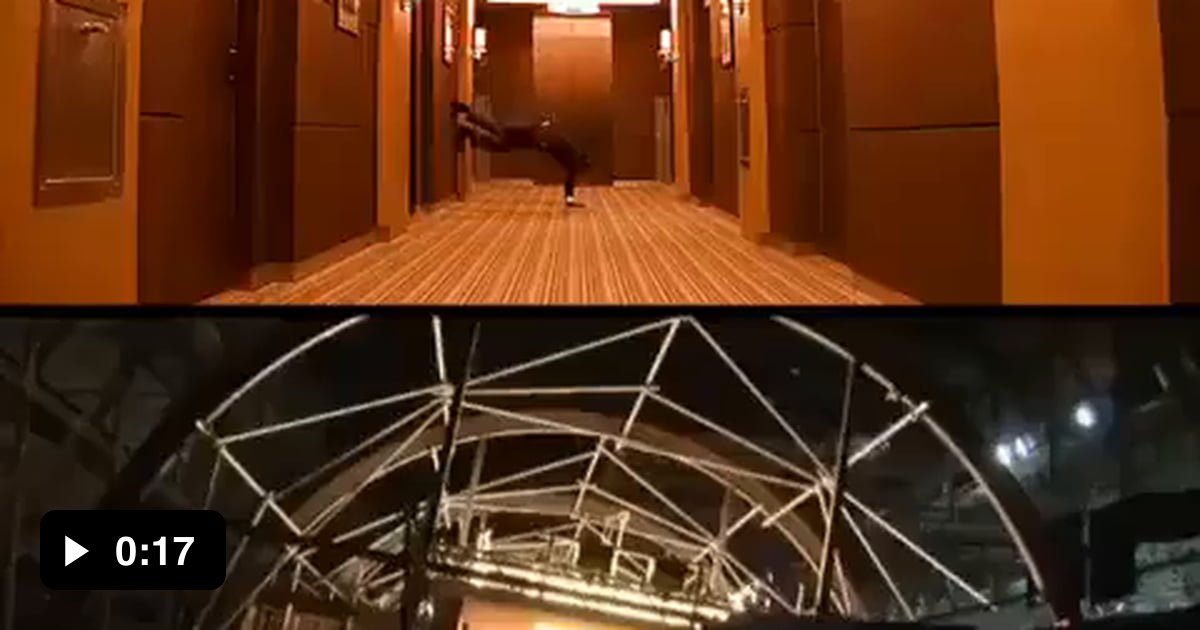 This is how Christopher Nolan shot this scene in Inception without the use of digital effects - 9GAG