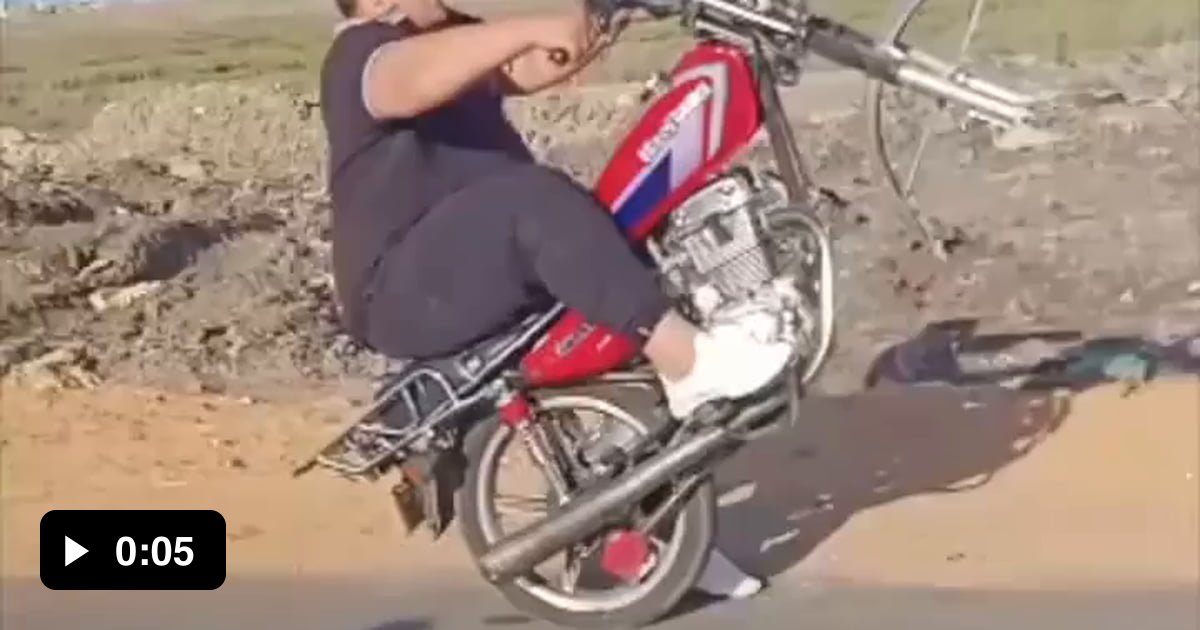 Driving a one wheel bike - 9GAG