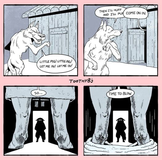 Big bad daddy wolf - 9GAG