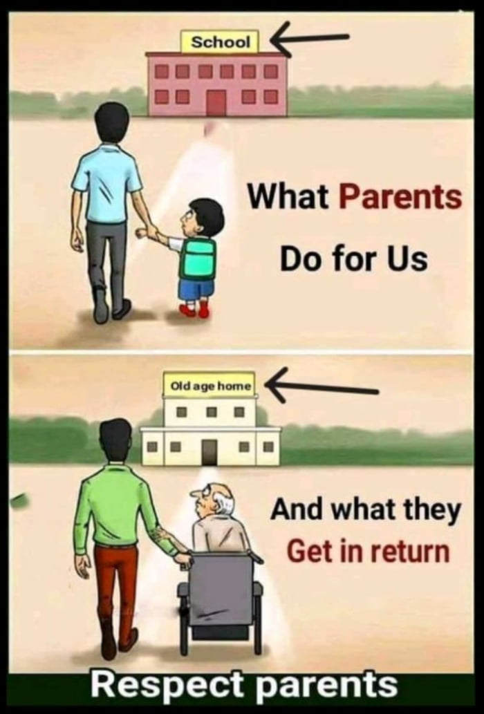 Respect Parents ️ - 9GAG