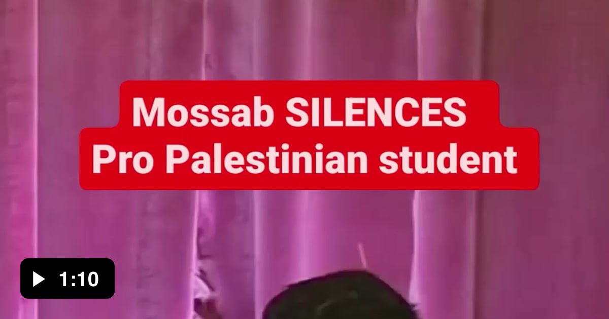 Mossab Hassan Yousef, son of Hamas founder, SILENCES Pro-Palestinian ...