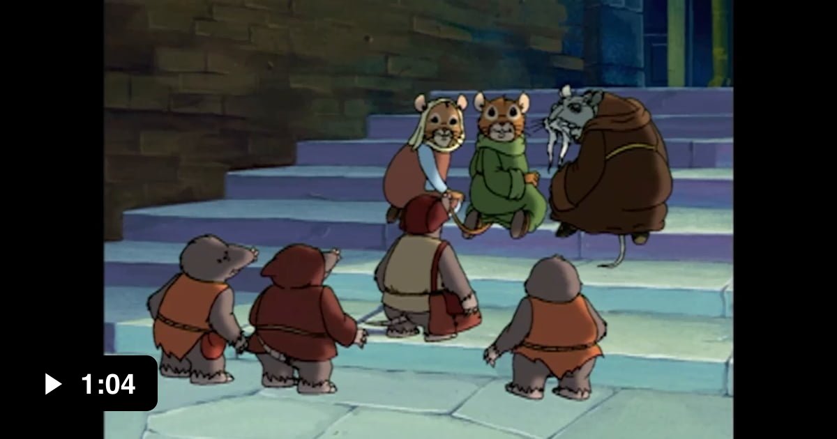 If you make a cartoon for kids, make sure the moles are speaking like ...