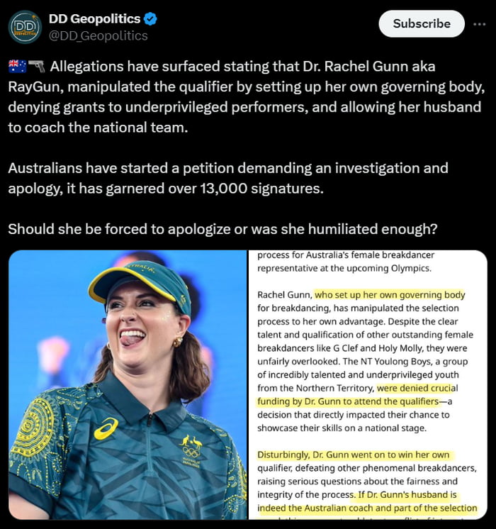 She got eternal fame and an investigation. marketing genius - 9GAG