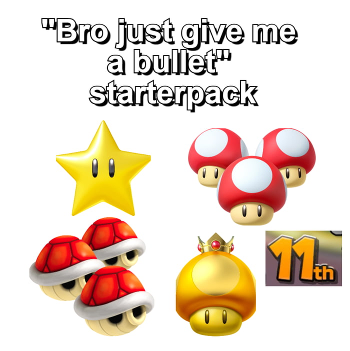 "Bro just give me a bullet" starterpack - 9GAG