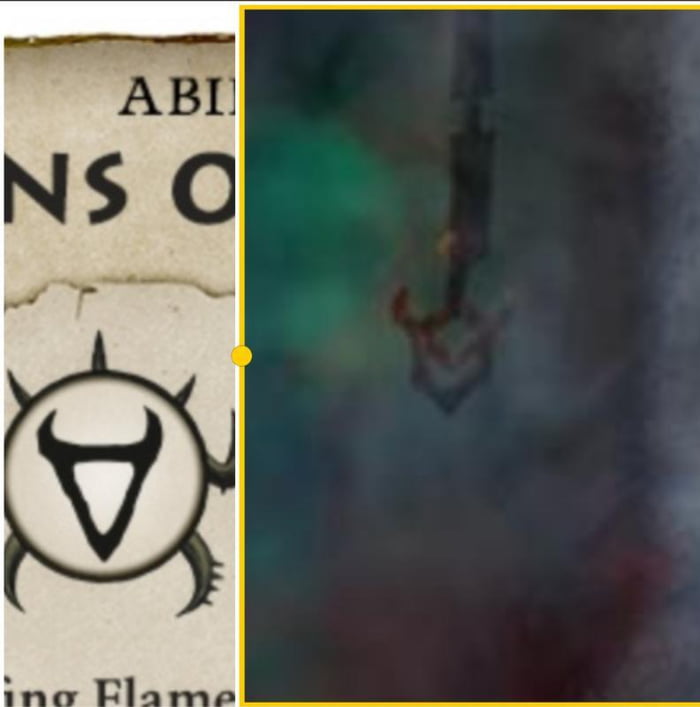 Yes its Chorf teaser you can see Horns of Hashut symbol if you zoom in - 9GAG