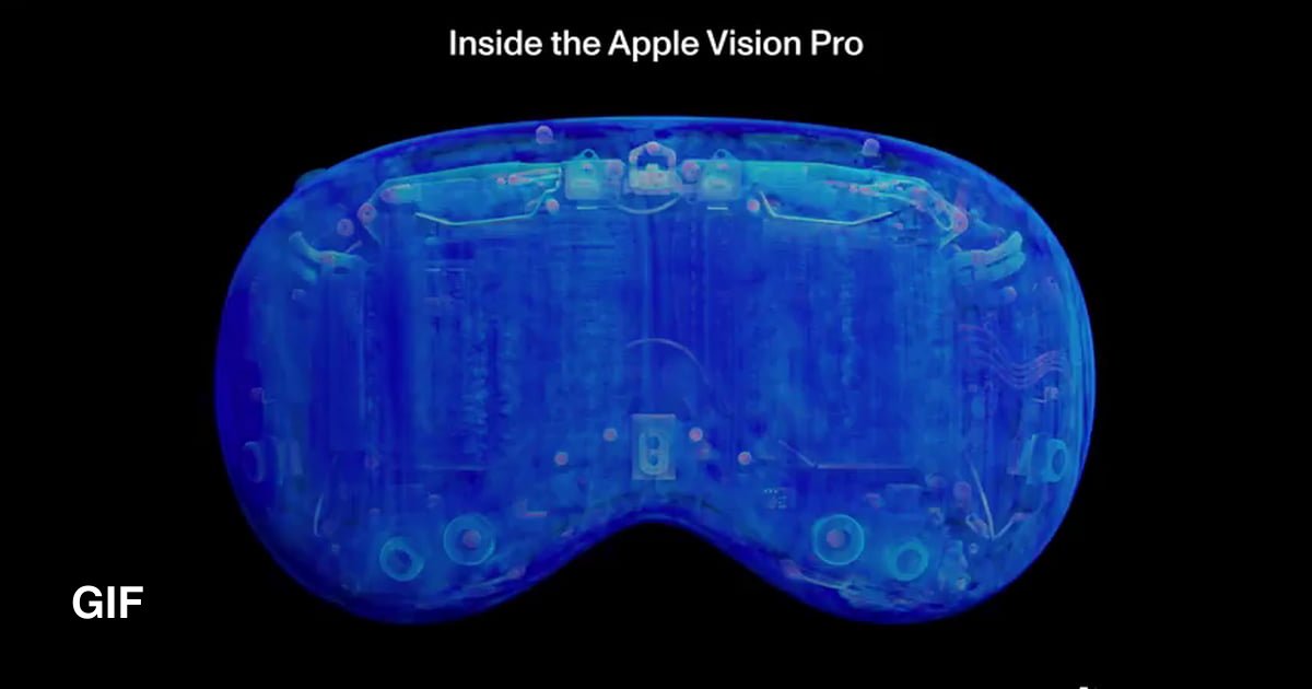 CT scan of an Apple Vision Pro - 9GAG