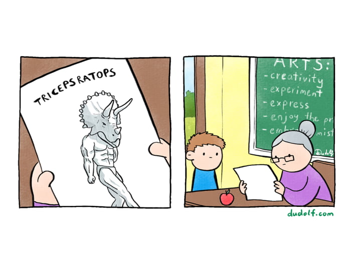 Every day is triceps day - 9GAG