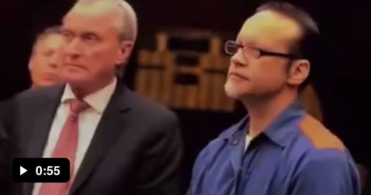 Inmate Steven Sandison explains to the Judge what happened to his ...