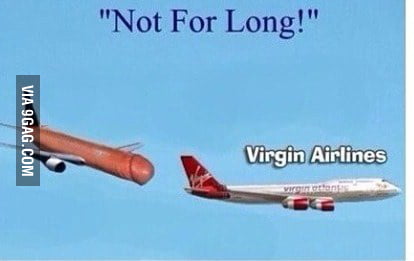 Virgin airlines - 9GAG