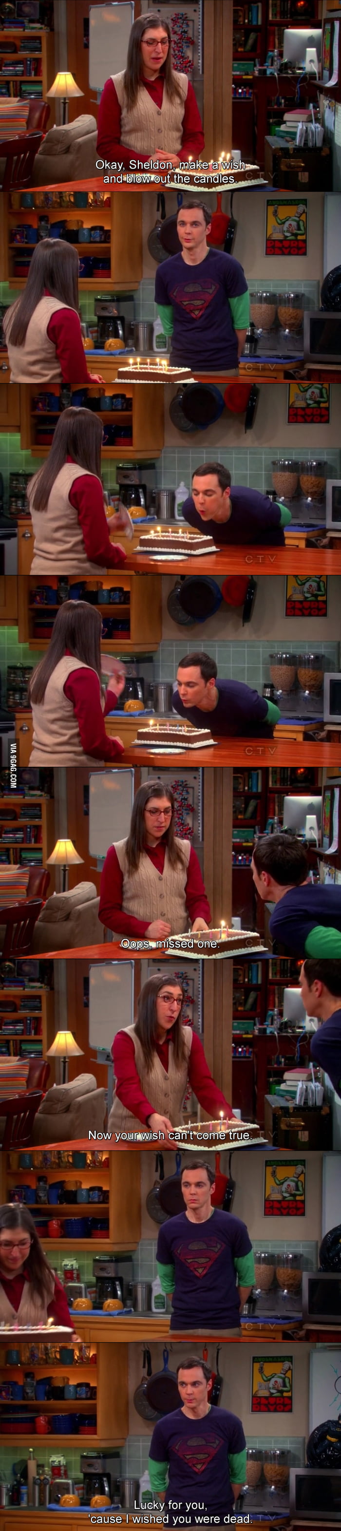 Sheldon being Sheldon - 9GAG