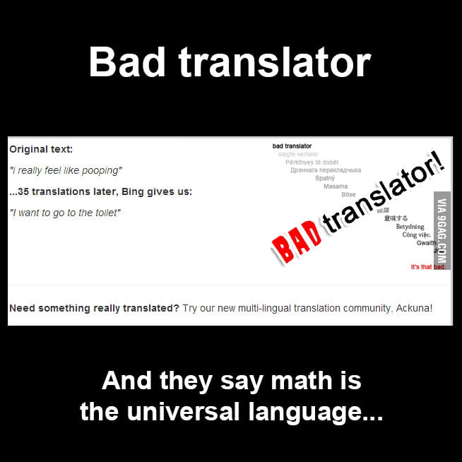 Universal language - 9GAG