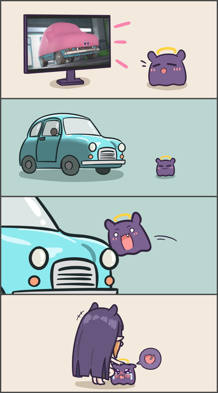 Tako tries to be like Kirby - 9GAG