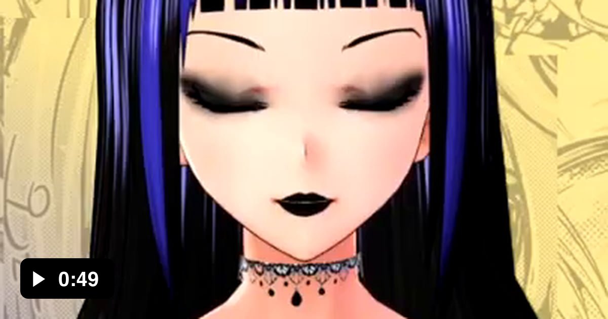 Anime Goth Girl says I love you - 9GAG