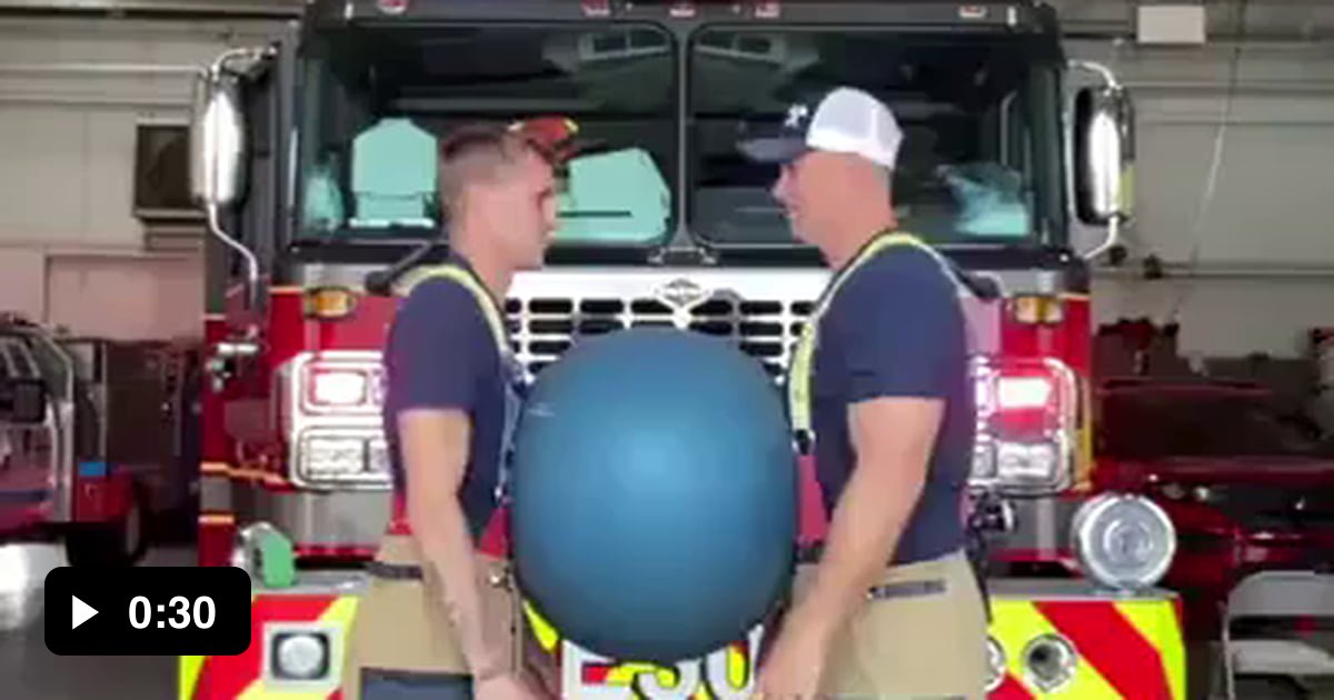 Firefighter's concentration and balancing skills - 9GAG