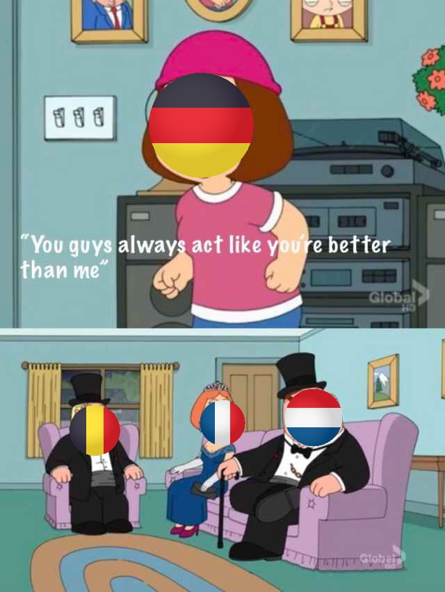 Because Germans have no sense of humour. - 9GAG