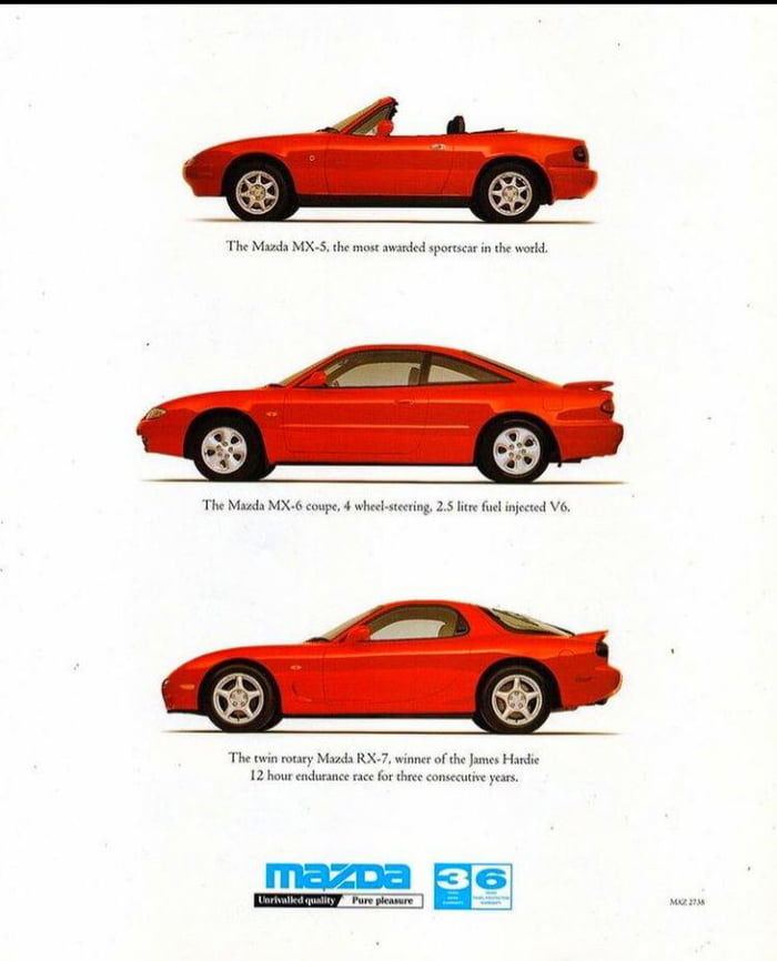 Some 90s Mazda catalogue - 9GAG