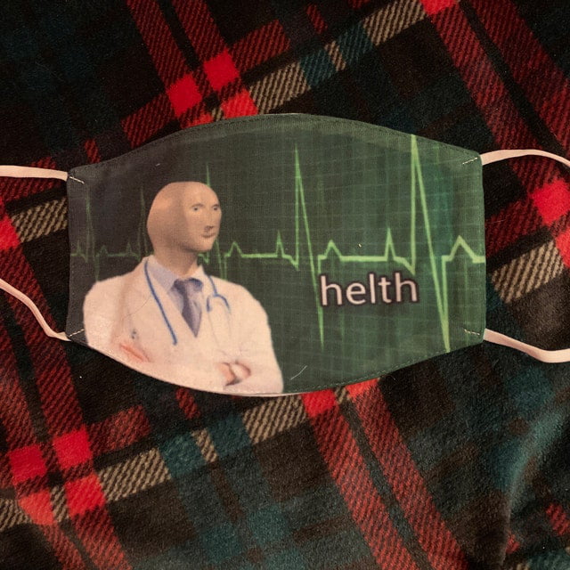 Meme Man says wear a mask. - 9GAG