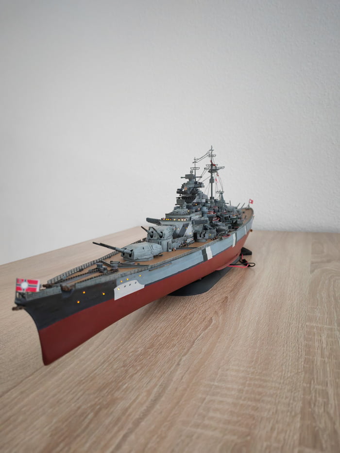 My Bismarck model. Feedback welcomed - 9GAG