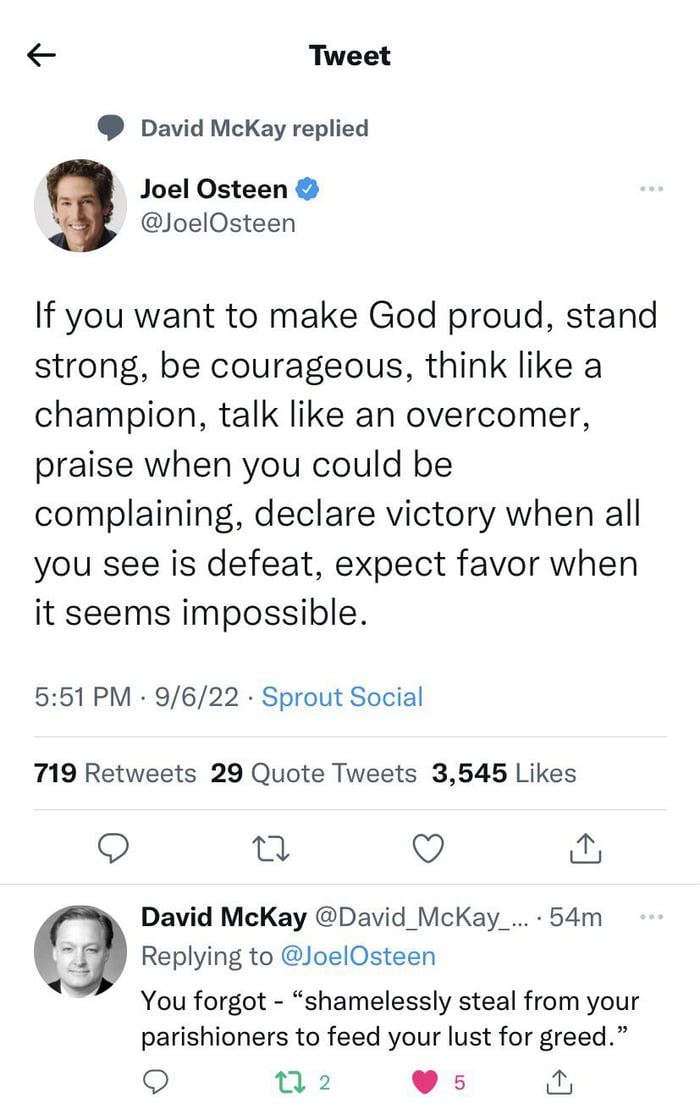 Well said David! - 9GAG