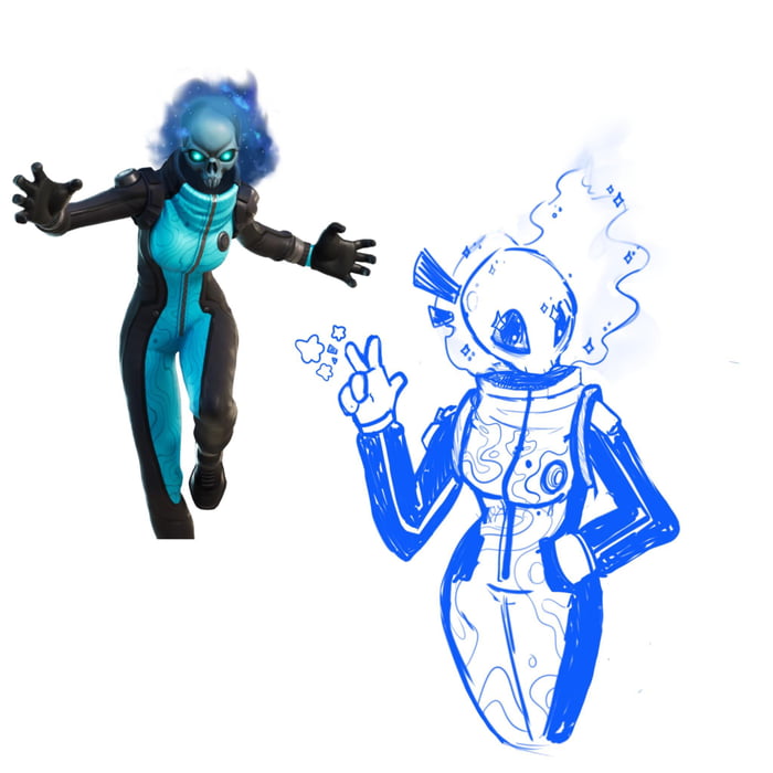 Fortnite space skeleton girl - 9GAG