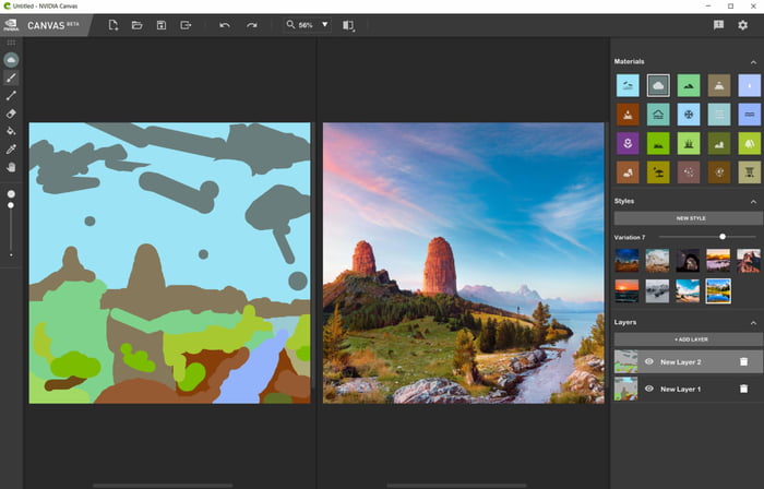 Thanks to Nvidia Canvas, anyone can draw realistic "photos"! This is me ...