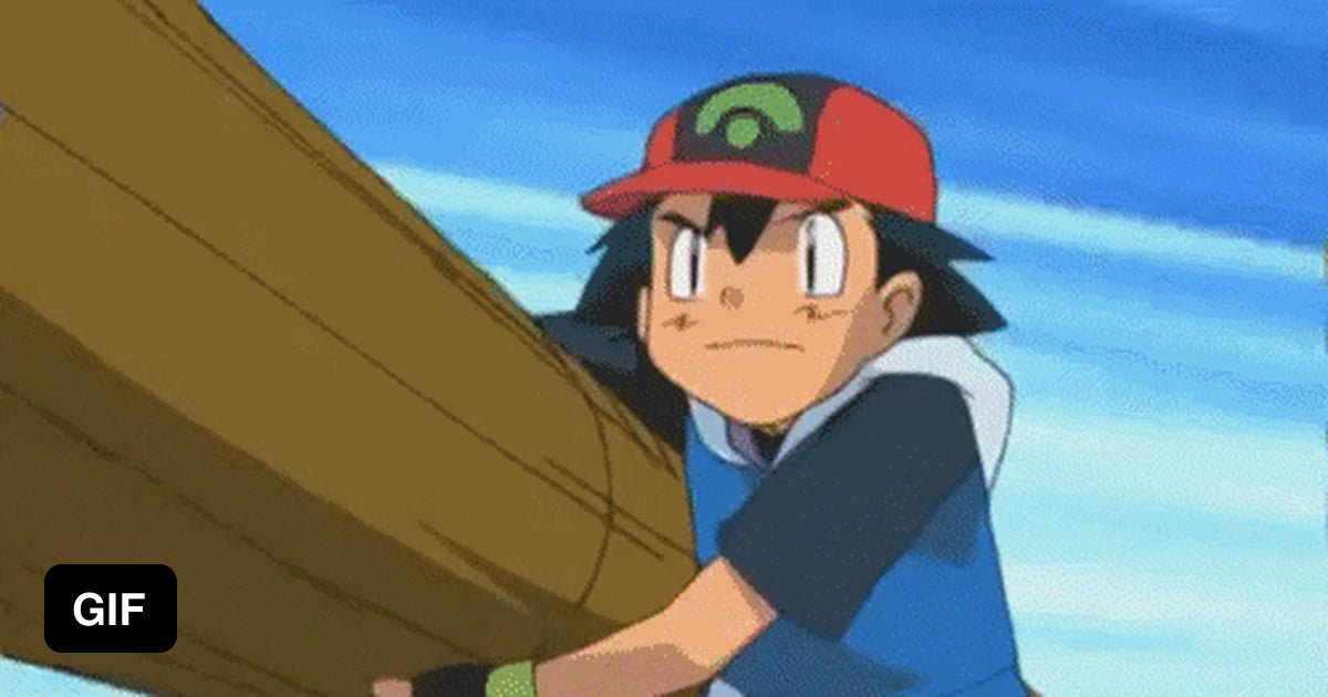 Ash throws 2 ton log - 9GAG