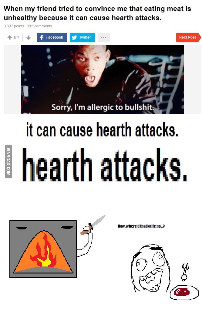 Hearth Attack - 9GAG
