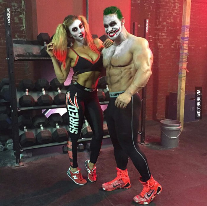 Joey Swoll as the Joker, now thats something different:) - 9GAG