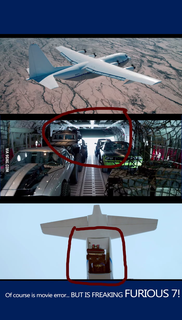 Airplane got smaller... FREAKING FURIOUS 7! - 9GAG