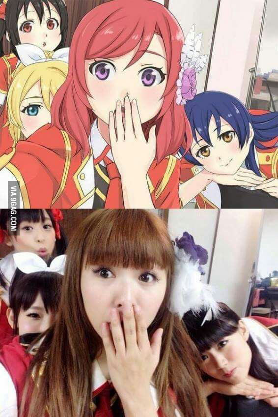 Anime vs Real life (Voice actresses) - 9GAG
