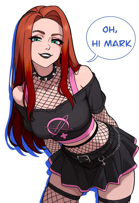 If Atom Eve was a goth - 9GAG