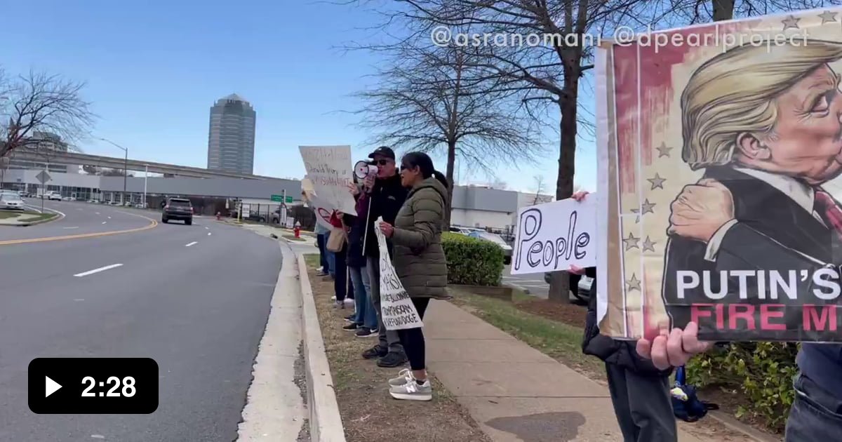 Here is the video distributed by MAGA: - 9GAG