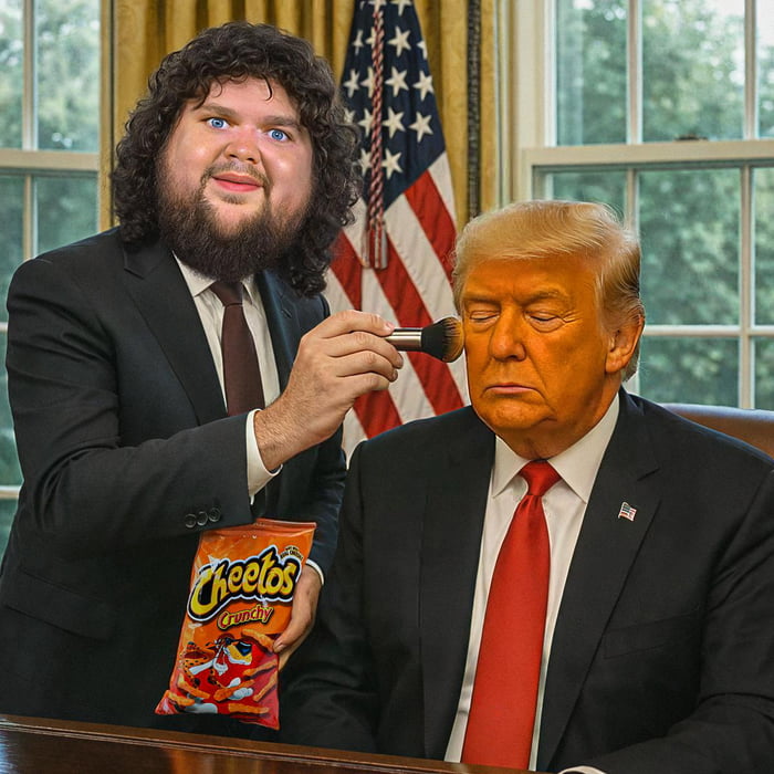 Trump Make up Routine - 9GAG