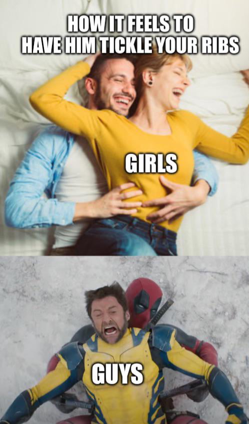 Aww angry widdle Wolvie is ticklish. - 9GAG