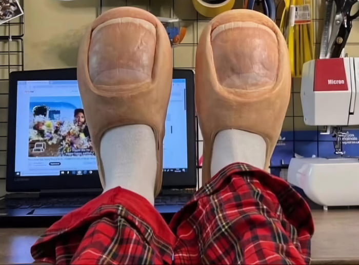 These human toe shoes. - 9GAG