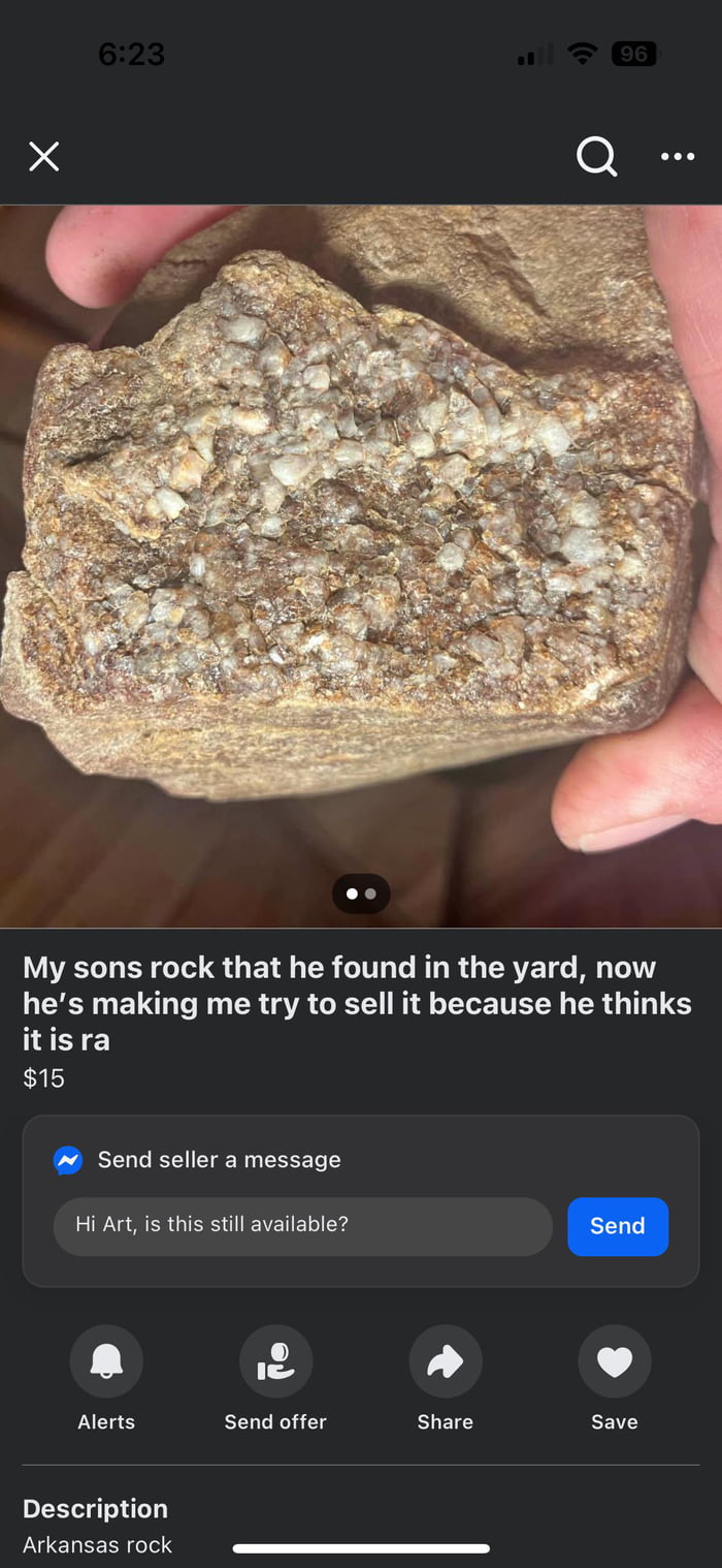 Rare rock! - 9GAG