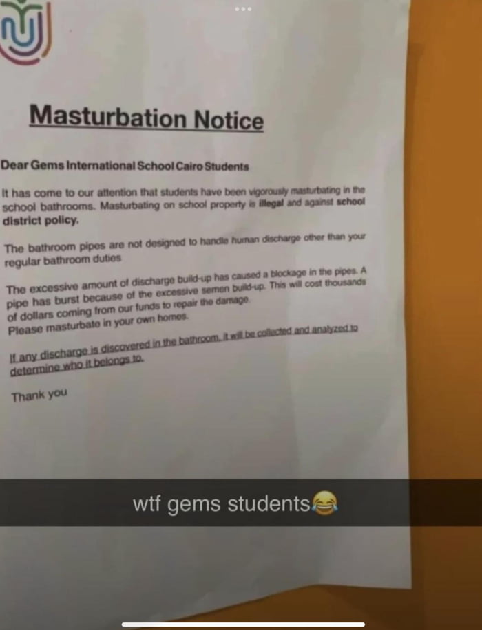 How much are these students masturbating??? - 9GAG