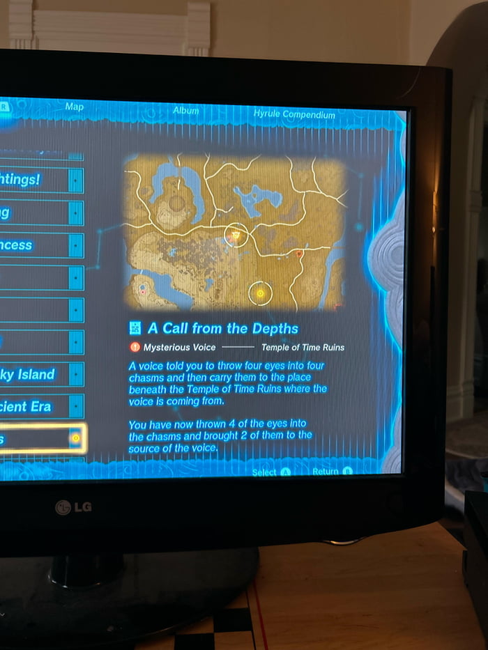 Need help!!!! "a call from the depths" side quest!! - 9GAG